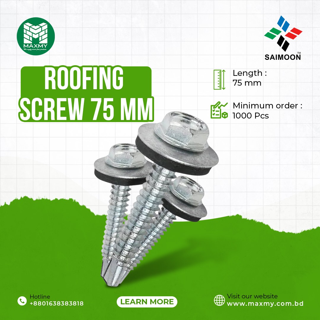 Roofing Screw 75mm - Maxmy