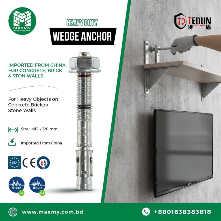 Tedun Wedge Anchor M12x120 - Maxmy